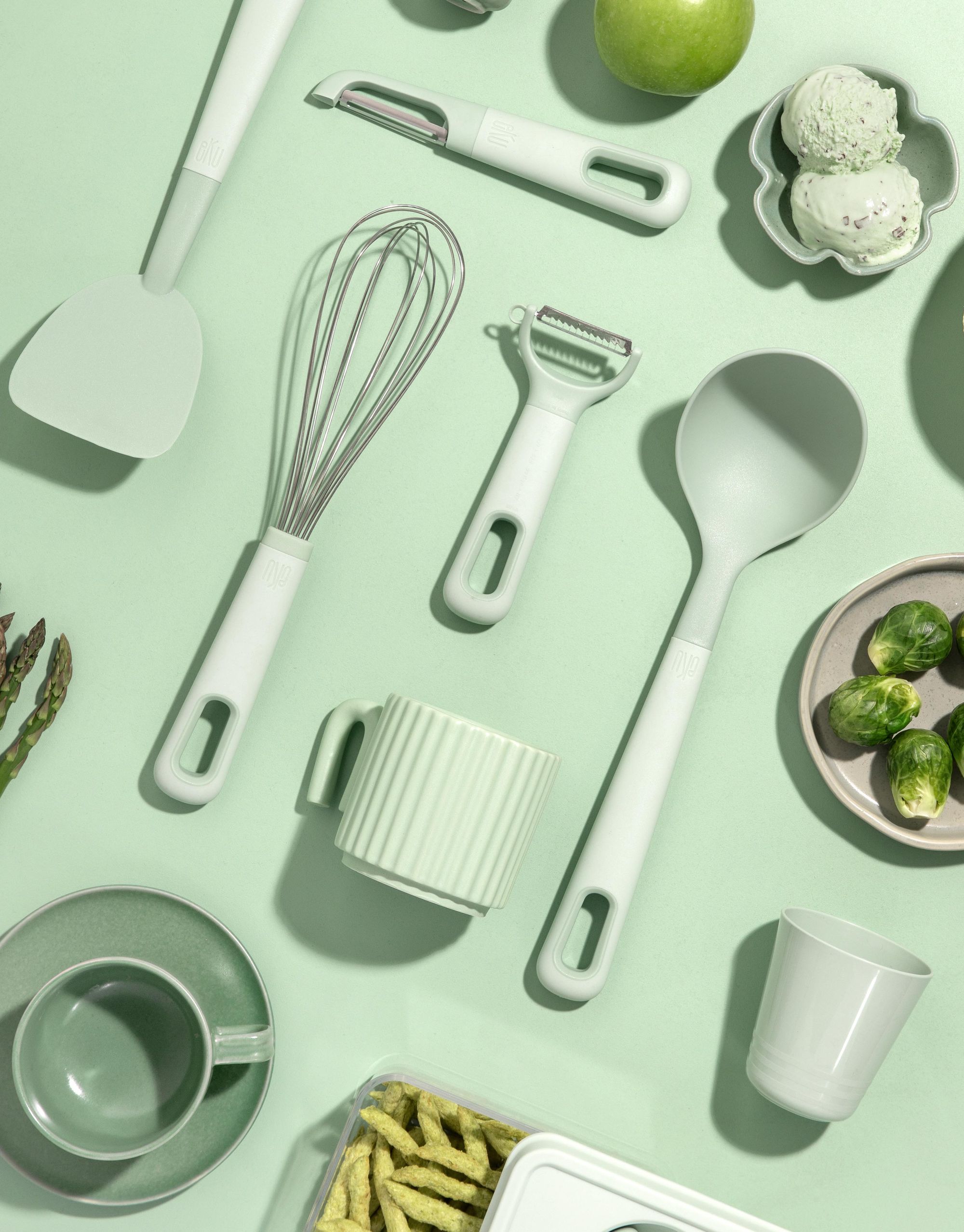 eKu Upcycle Ladle - Avocado